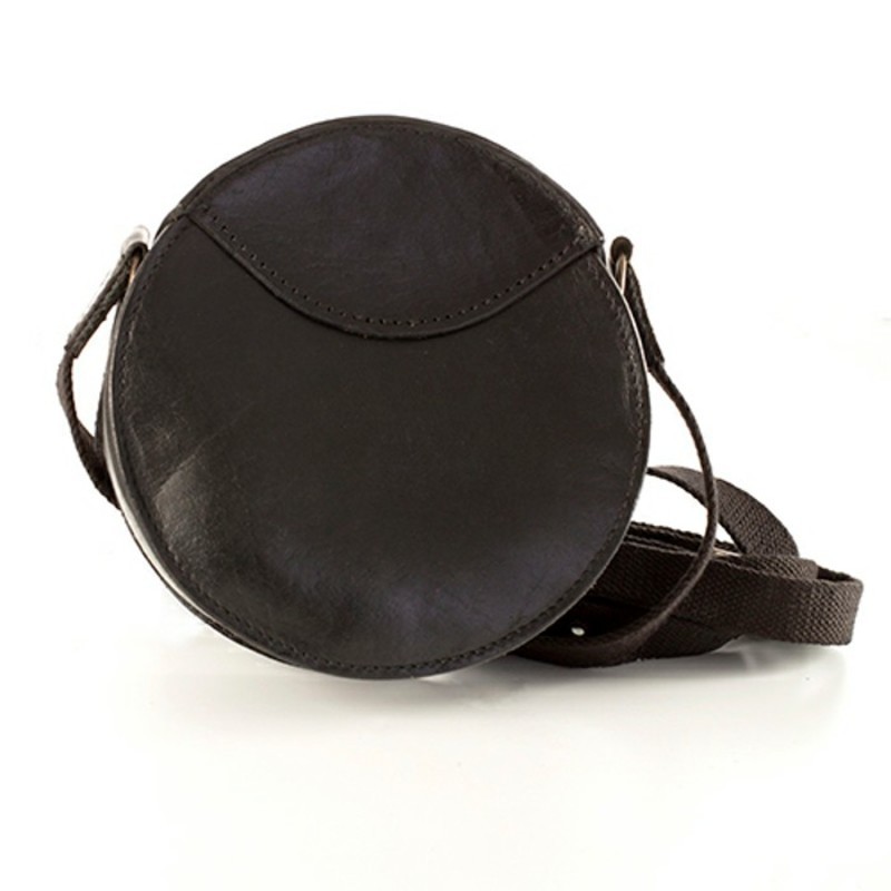 Sac en cuir rond